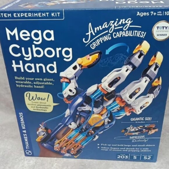 Toys | Mega Cyborg Hand Stem Experiment Kit Build Your Own Giant ...